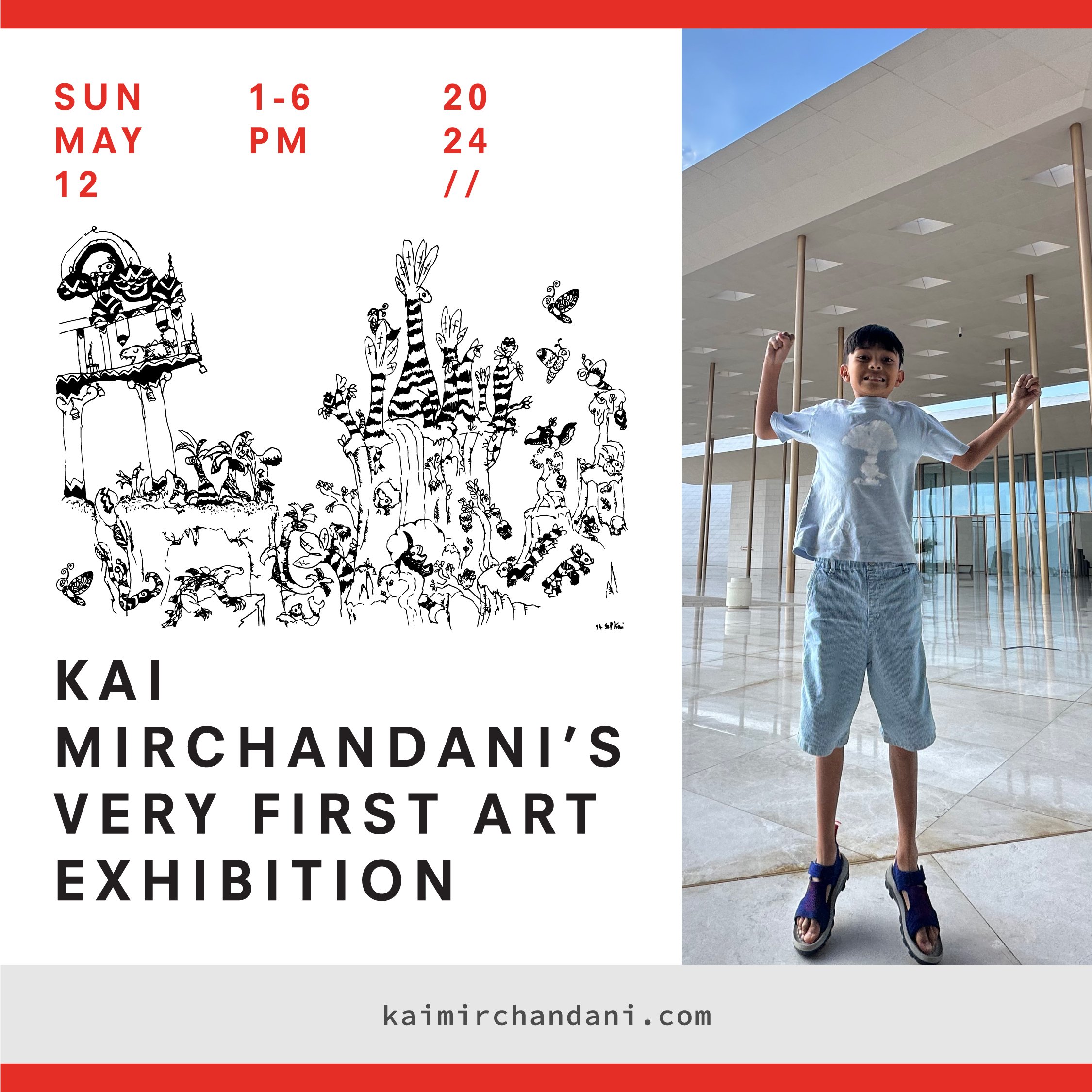 Kai Mirchandani's Very First Art Exhibition - Bangalore International ...